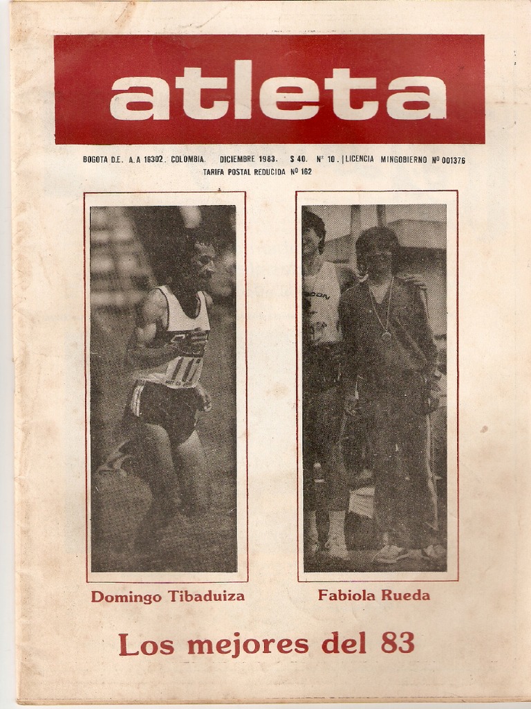 1-Jorge Nova Pionero de Los Grandes Fondistas Colombianos - 1983 | PDF