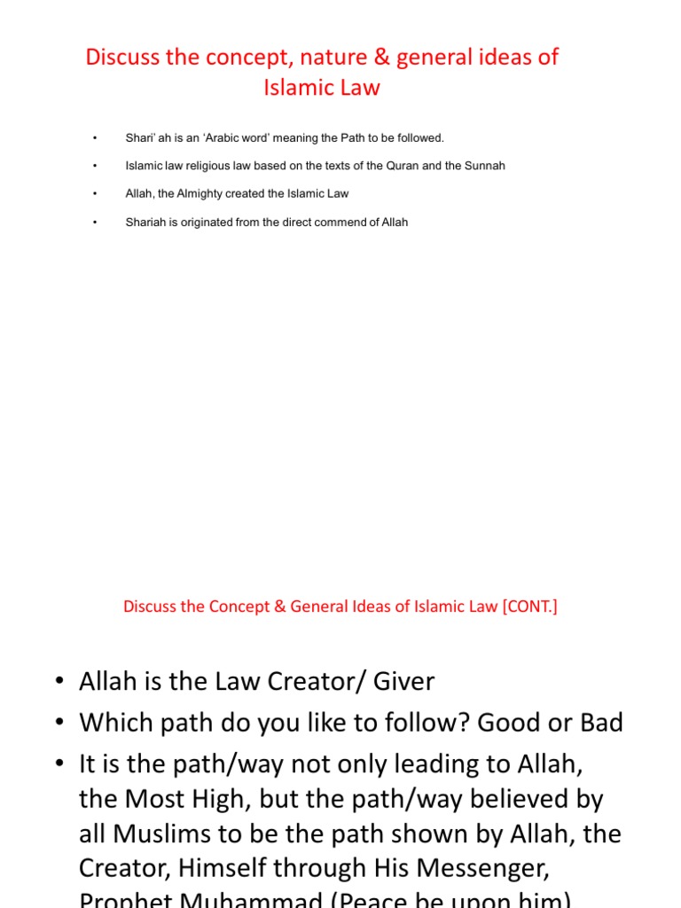 Islamic Law Pdf Sharia Muhammad