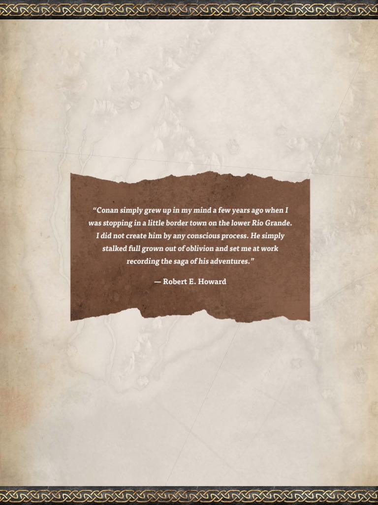 Conan D20-To-2d20 Conversion Guide | PDF | Conan The Barbarian | Robert E. Howard