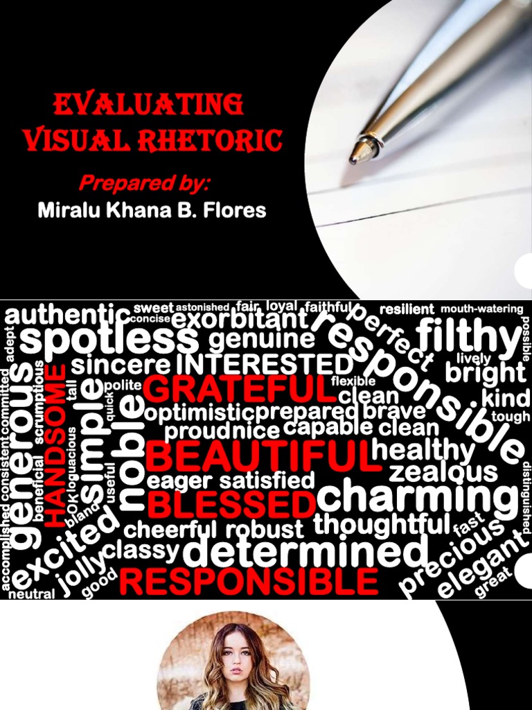 Evaluating Visual Rhetoric Techniques | PDF | Rhetoric | Cognitive Science