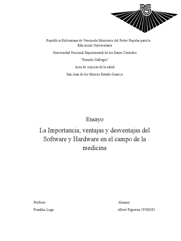 Ensayo Informatica | PDF | Hardware de la computadora | Software