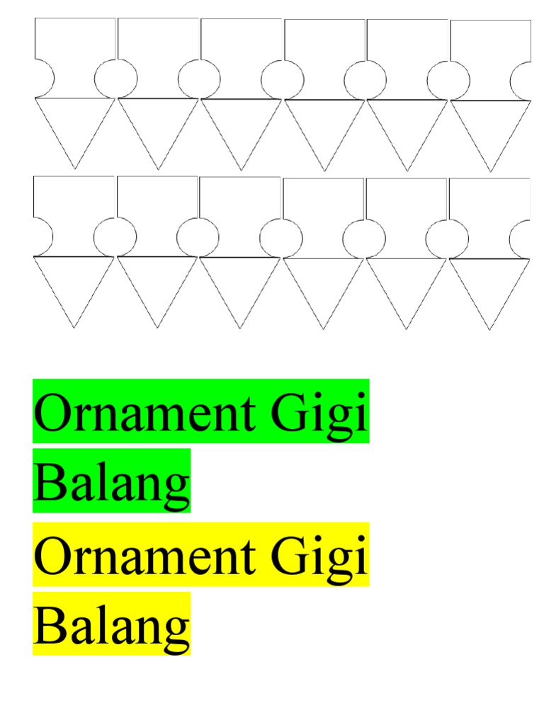 PLBJ Gigi Balang Potongan Waru | PDF
