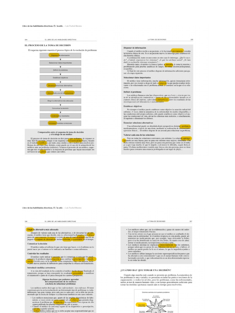 1.3 PROCESO TOMA de DECISIONES Libro de Las Habilidades Directivas, El ...