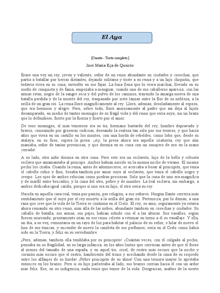 El Aya | PDF | Clásicos