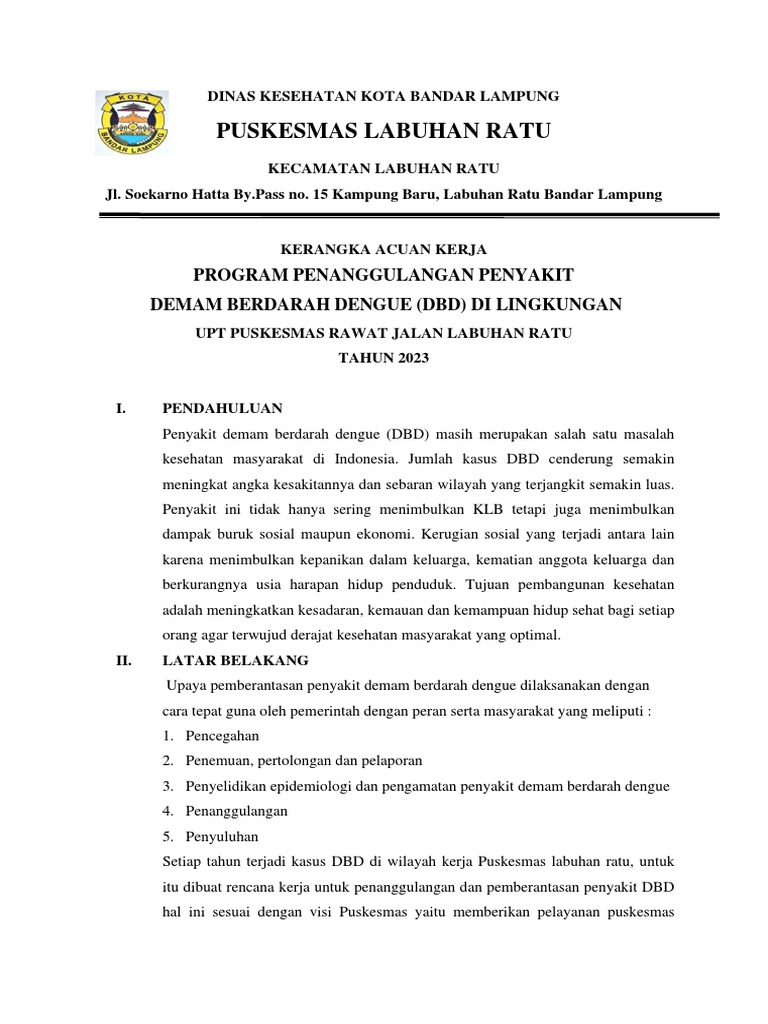 Dbri Lingkungan 2023 | PDF