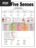 My Five Senses Labels | PDF