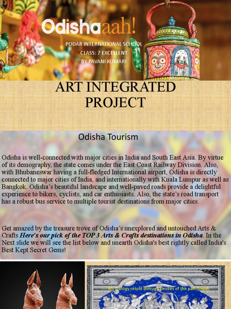 Art Integrated Project on Odisha | PDF | Pottery | Handicrafts