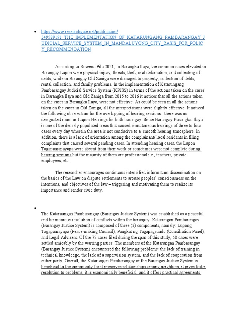 Rrl. Docx 2 | PDF | Mediation | Justice