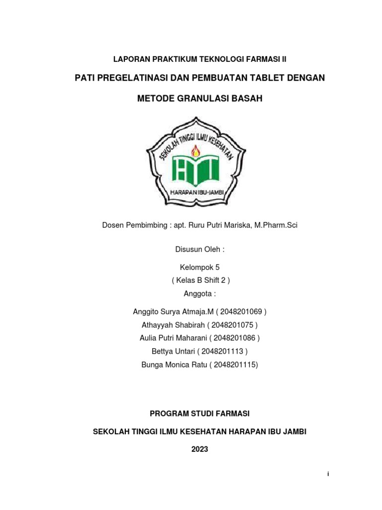 MODIFIKASI PATI MENJADI PATI PREGELATINASI MELALUI PROSES PENGELUARAN ...