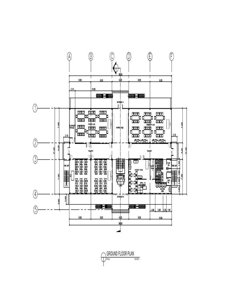 Ground Floor Plan: DN UP DN UP | PDF