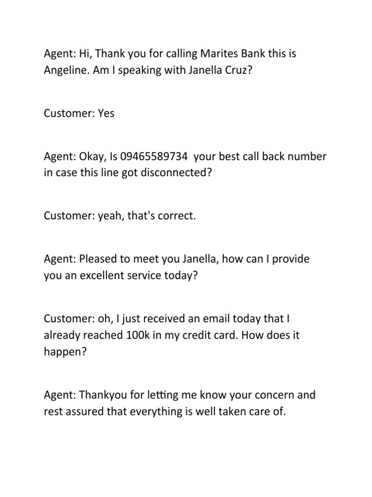 Mock Call Flow | PDF