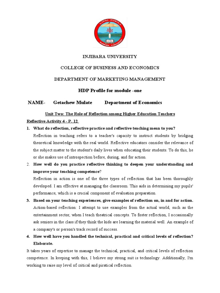 HDP 2015 - Getachew | PDF