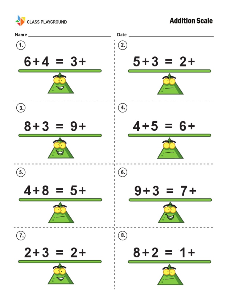 Addition Scale US Letter | PDF