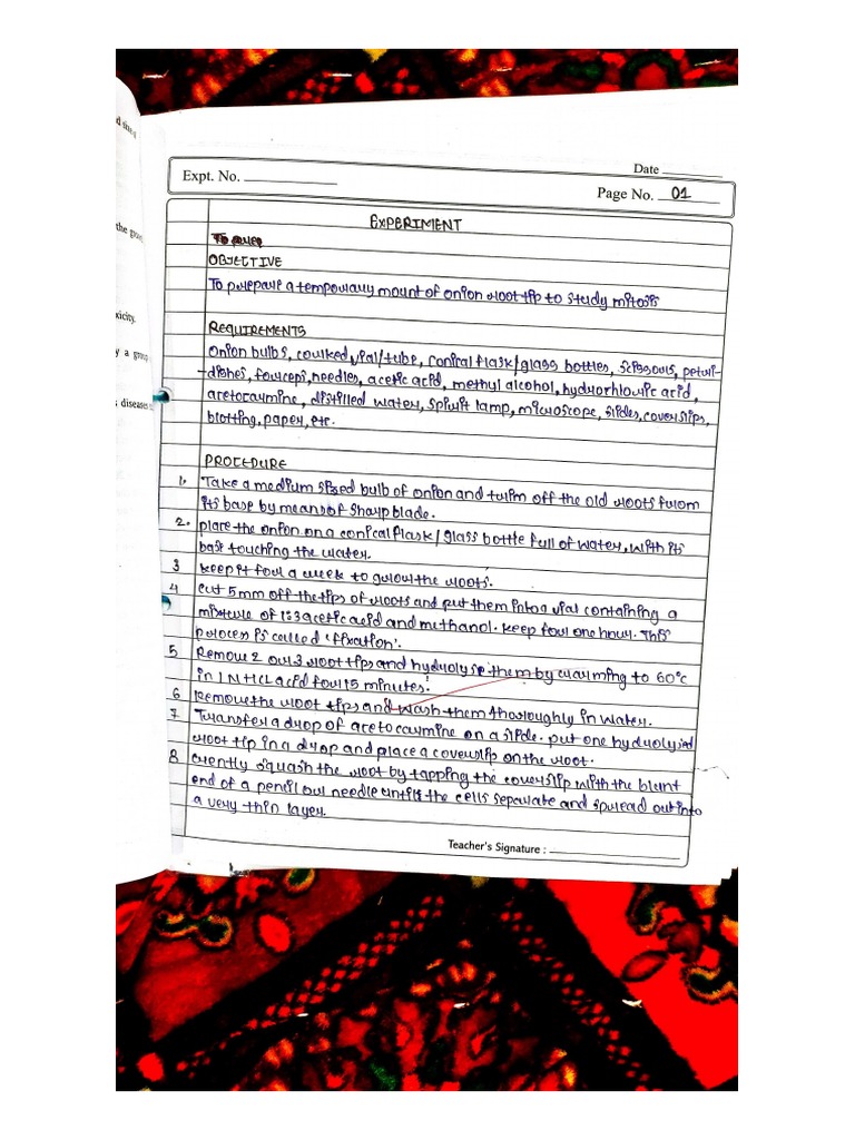 Biology Lab Manual | PDF