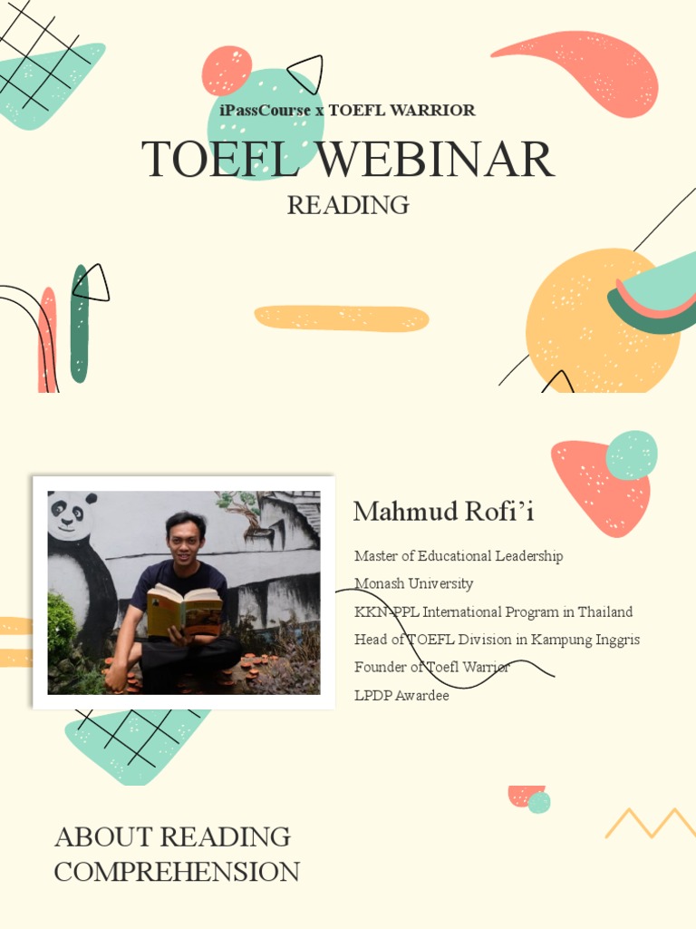 TOEFL Reading Comprehension Guide | PDF