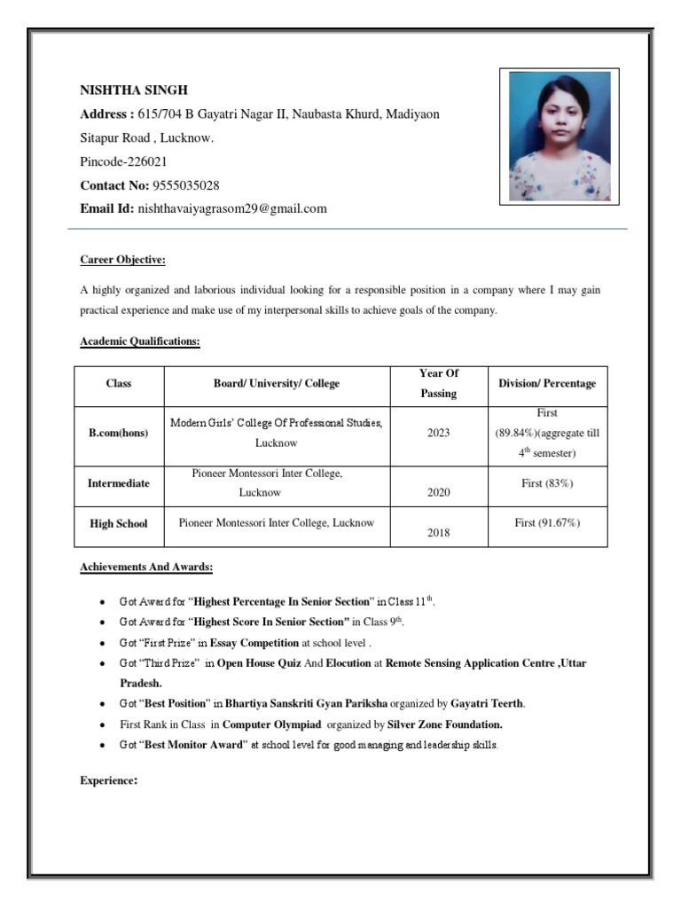 Nishtha Singh Resume SEO | PDF | Leadership | Cognition