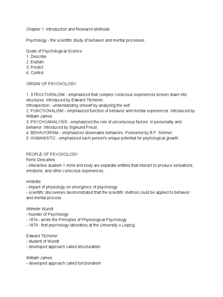 Chapter 1 - Introduction and Research Methods | PDF