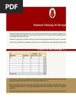 Template HPP Excel untuk Bisnis Makanan | PDF