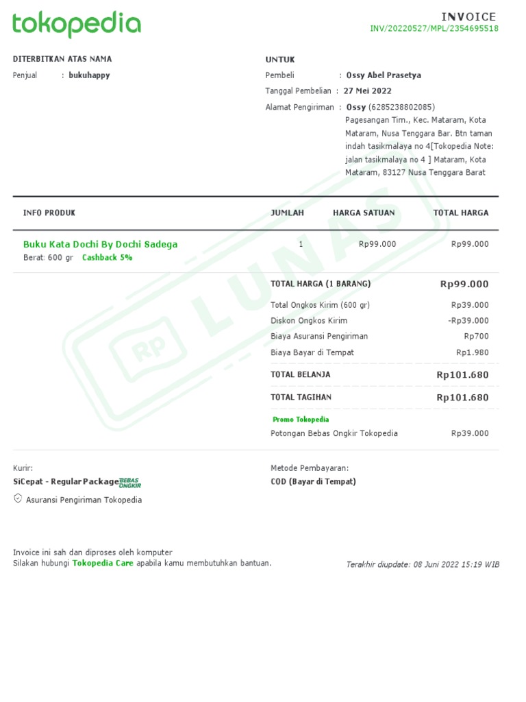 Invoice Kamera | PDF