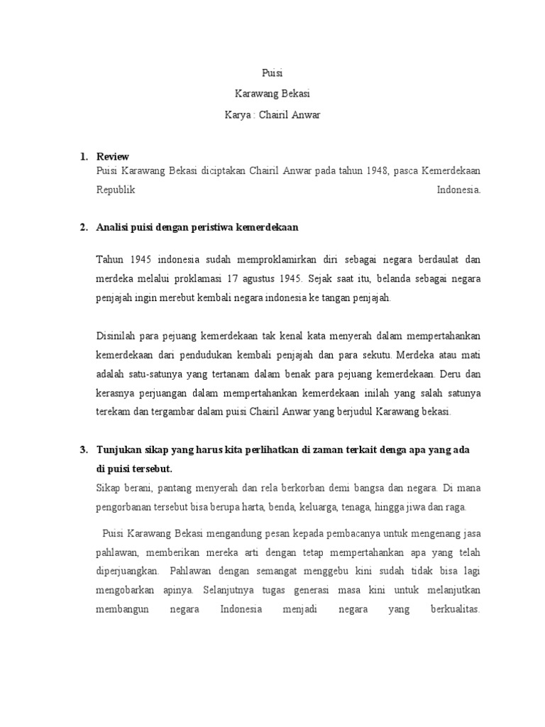 Puisi Tugas SI | PDF