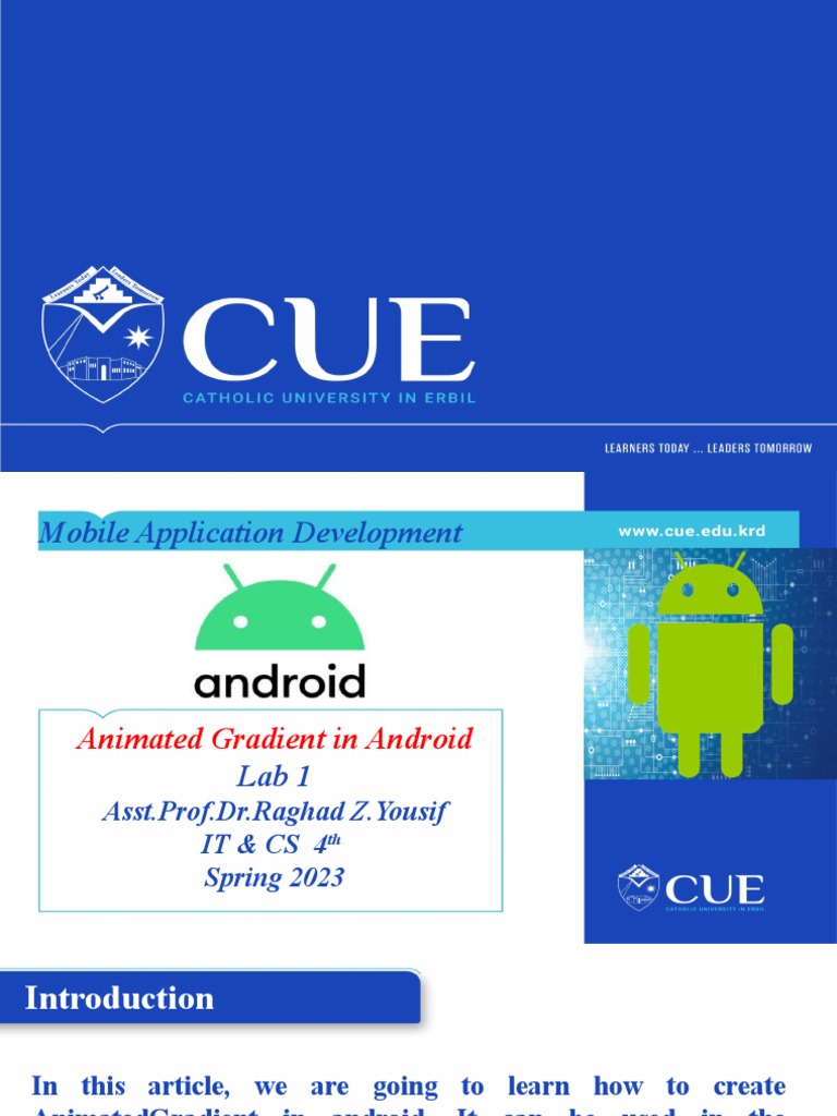 MobII Lab1 | Download Free PDF | Android (Operating System) | Software