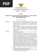 SK Guru Paud Oleh Kepala Desa | PDF