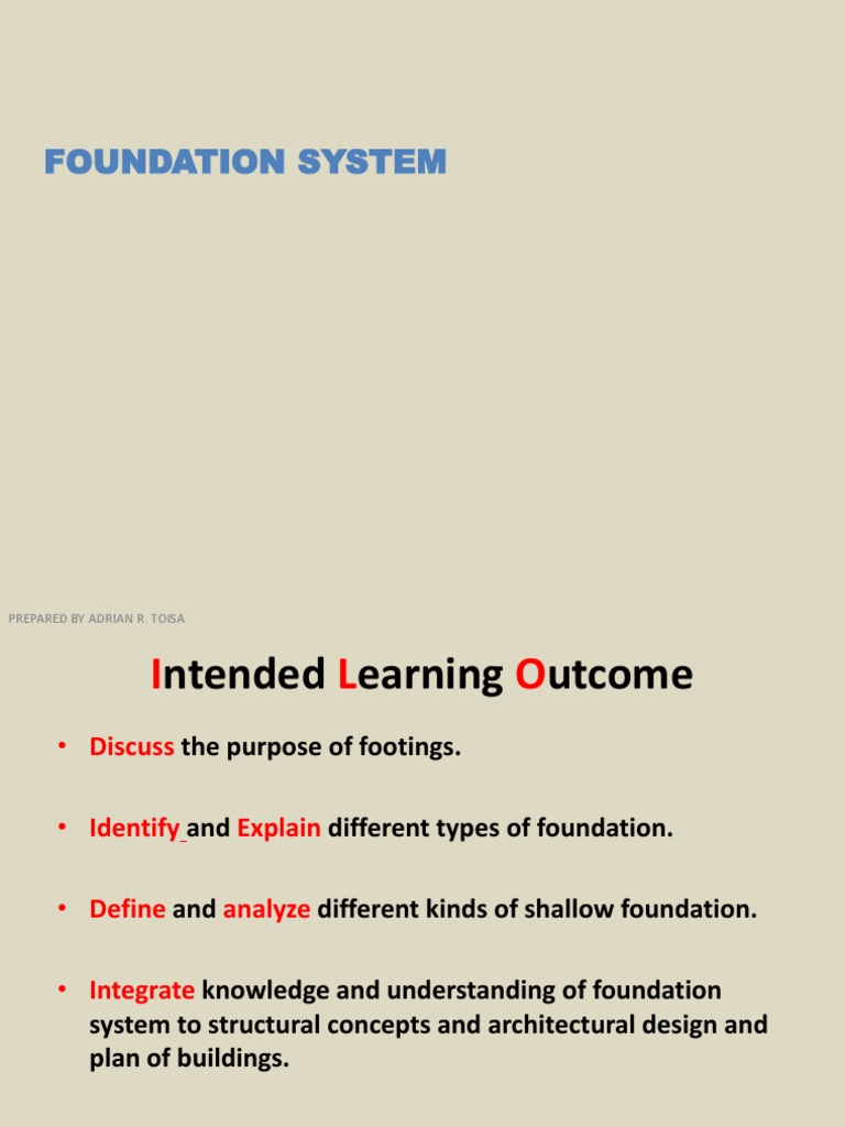Foundation Systems and Types Explained | PDF | Foundation (Engineering ...