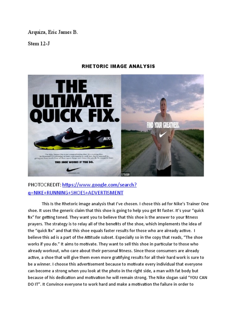 Arquiza Eric James B. Rhetorical Advertisement Analysis | PDF