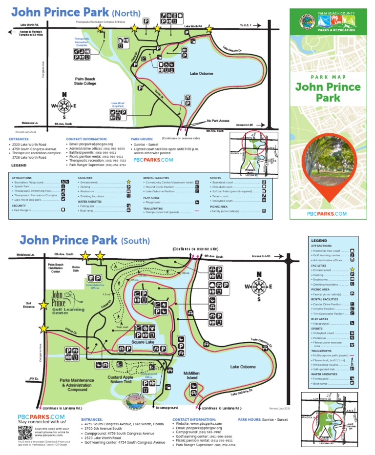 John Prince Park Map | PDF | Recreation | Leisure