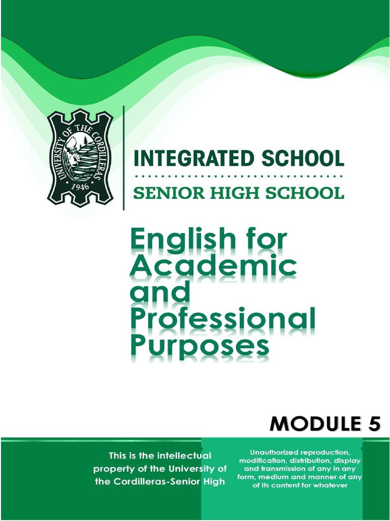 Eapp Module 5 Handout | PDF | Teachers | Activism