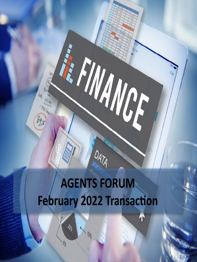 Agents' Forum February 2022 | PDF