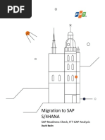 Cookbook - SAP ECC To SAP S4 HANA Data Migration (9575) | PDF | Databases | Cloud Computing