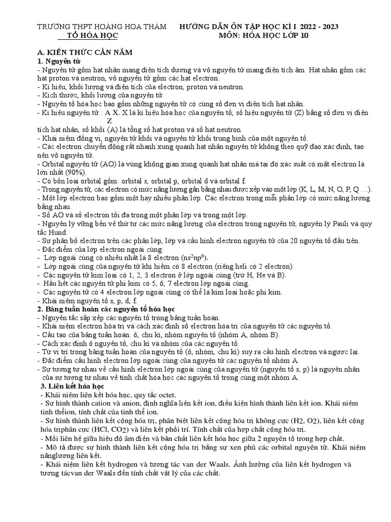 Ontap CK 1 HOA 10 2223 HS 1 | PDF