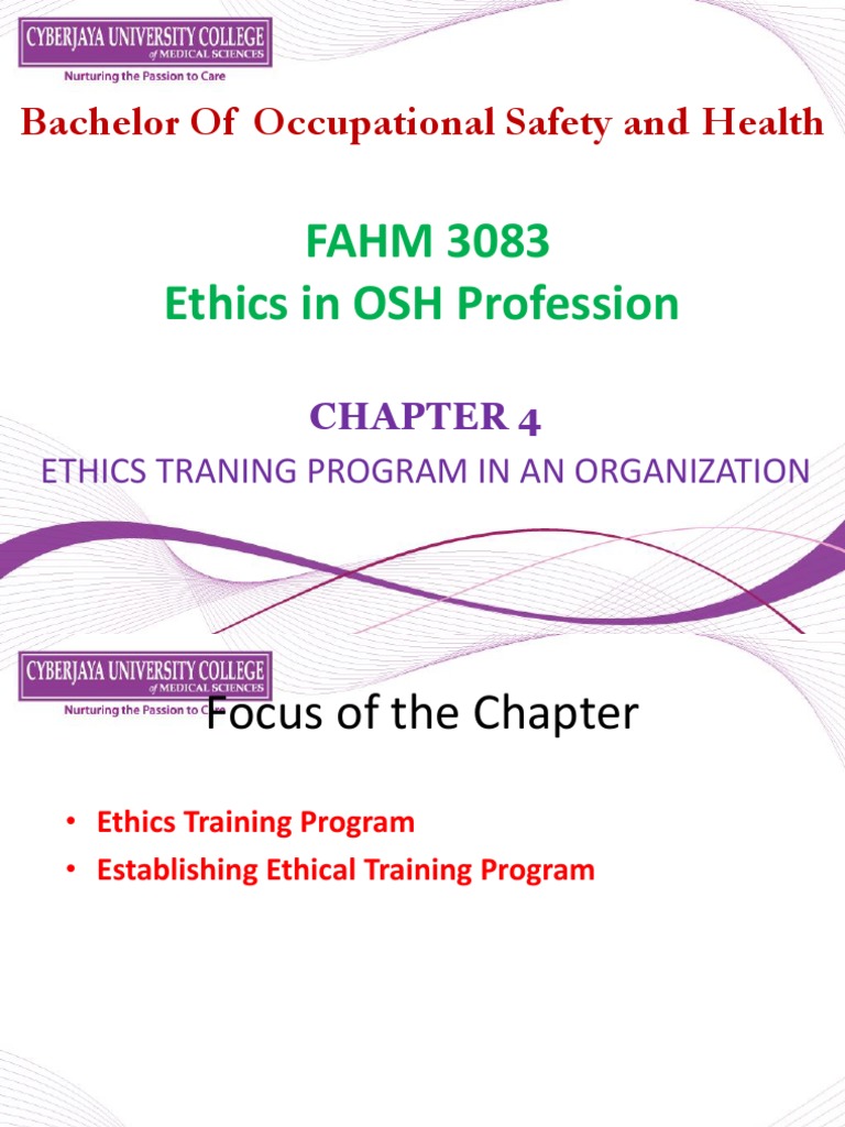 Chapt 4 Ethics Training Program in An Organization | Download Free PDF ...