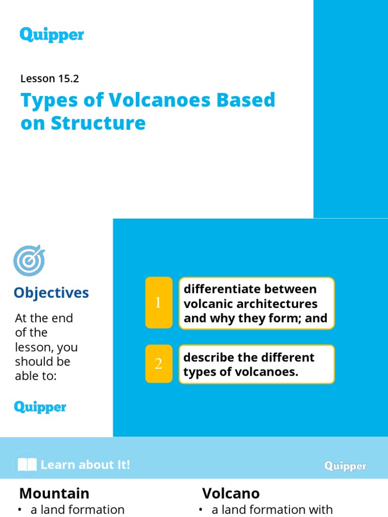 Types of Volcanoes and Their Structures | PDF | Volcano | Types Of ...