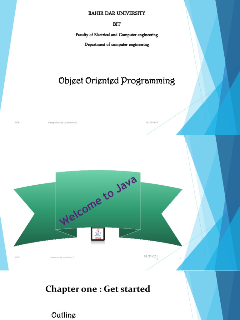 Java Lec1 Pdf Java Programming Language Constructor Object Oriented Programming
