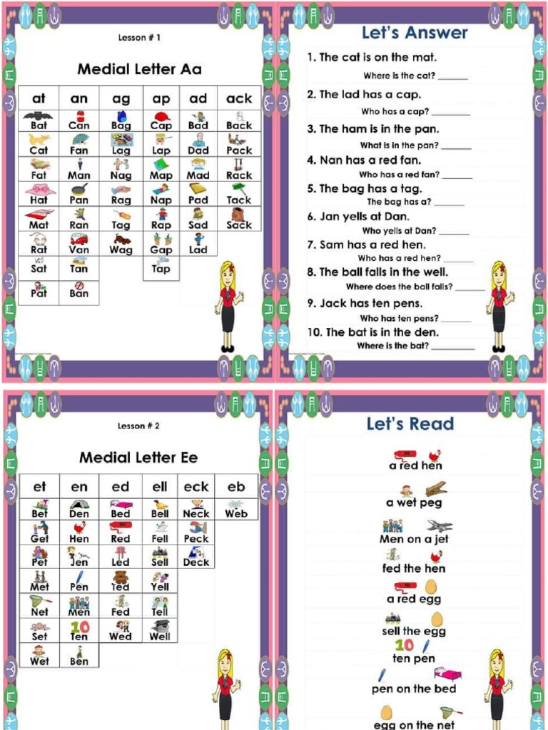 1st Step in Reading English | PDF