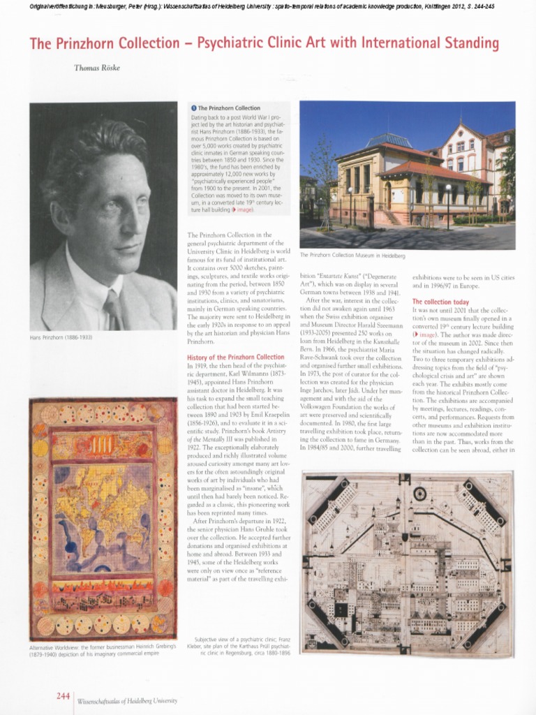 The Prinzhorn Collection Psychiatric Cli | PDF | Museum | The Arts