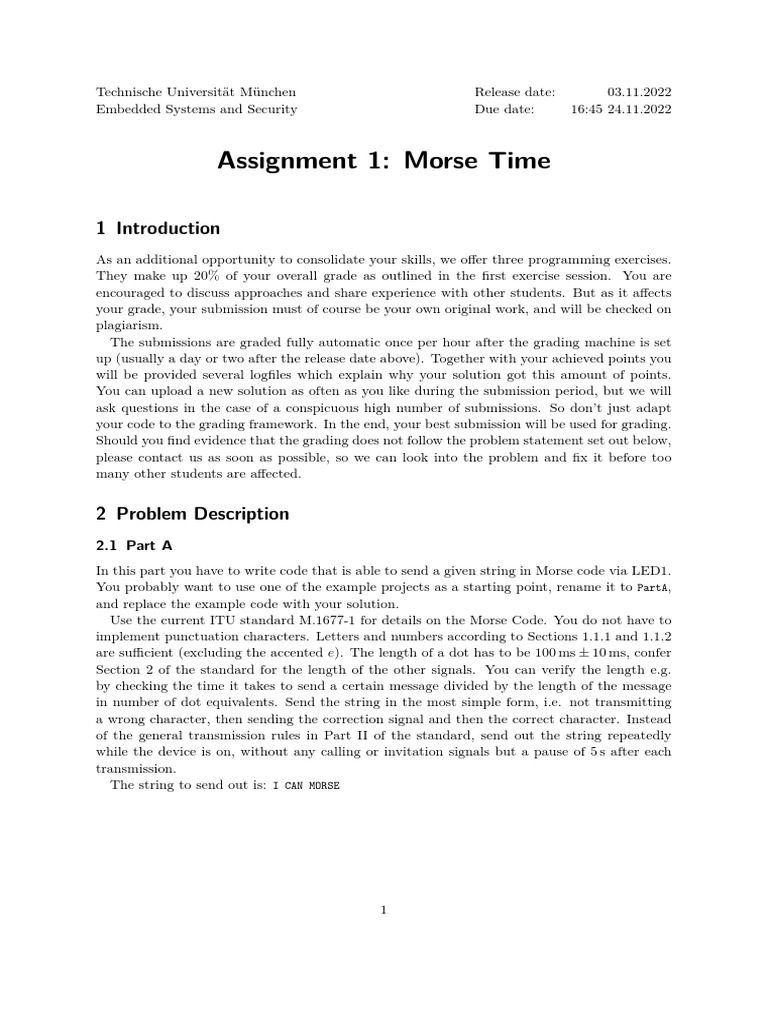 Assignment 1 | PDF | Computing | Computer Engineering