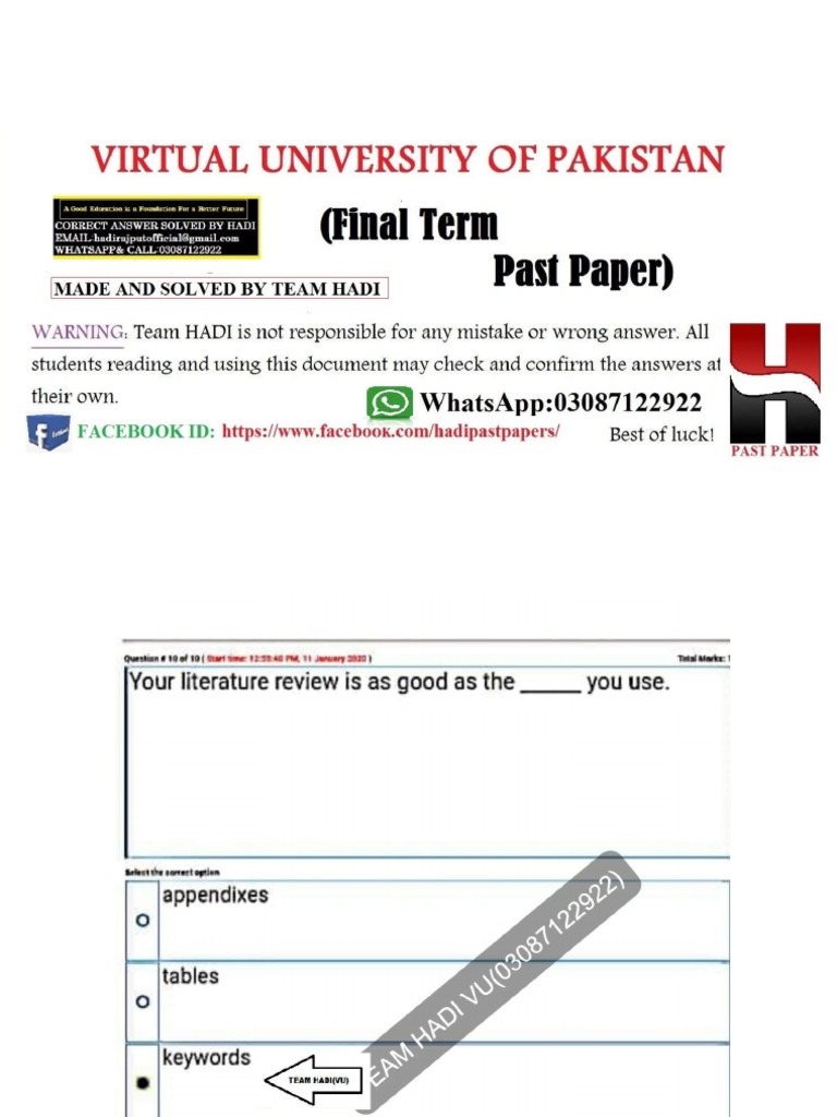 Eng518 Final Term File 1 Solved by Team Hadi | PDF Eng518 Final Term File 1 Solved by Team Hadi | PDF