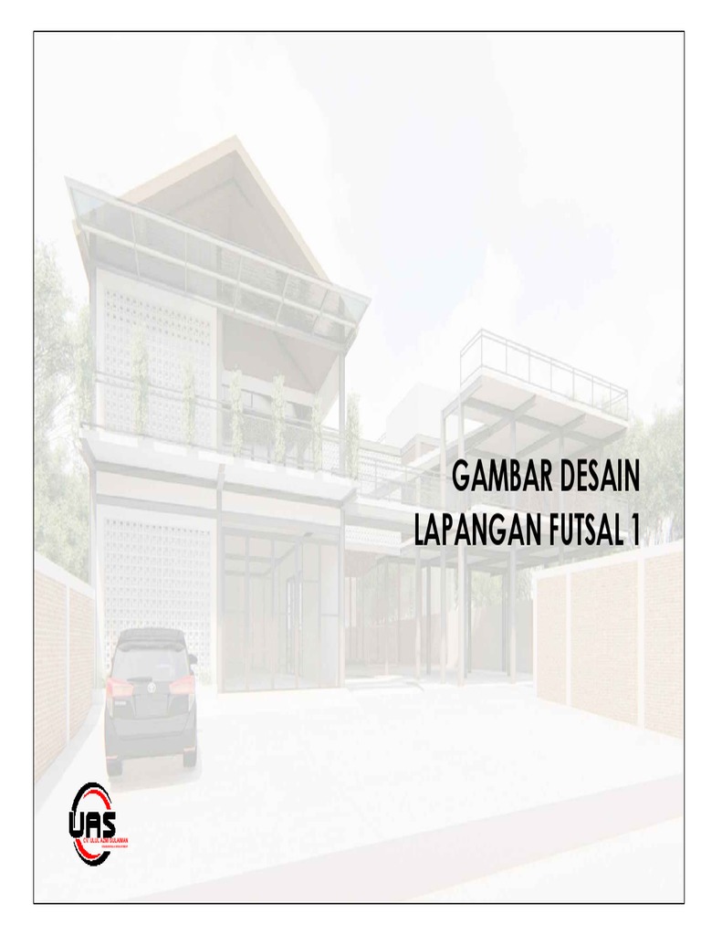 Desain Lapangan Futsal dan Cafe | PDF