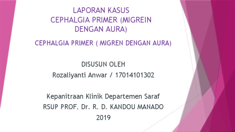 Laporan Kasus Cephalgia | PDF