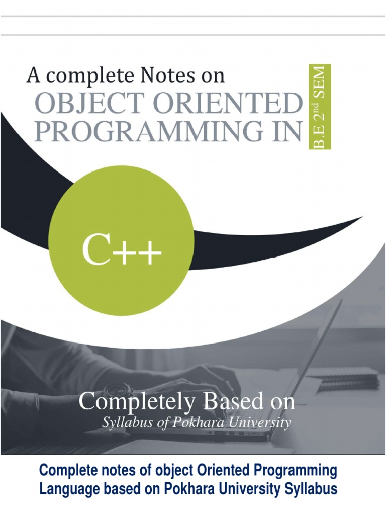 C Notes Pdf Object Oriented Programming Class Computer Programming