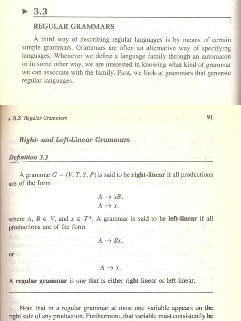 Regular Grammars | PDF Regular Grammars | PDF