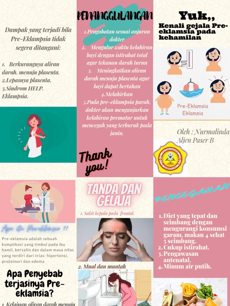 Gejala dan Penanganan Pre-Eklampsia | PDF