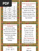 Babasahin - Tatlong Letra | PDF