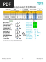 Cable Tray Fill Ratio Calculations | PDF | Wire | Manufactured Goods