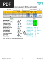 Cable Tray Size Calculation Sheet | PDF | Equipment | Building Engineering