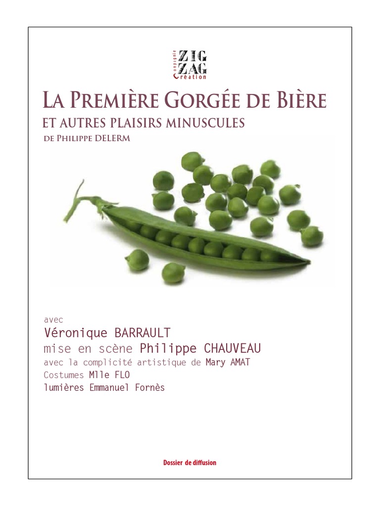 La Première Gorgée de Bière en Scène | PDF | Poésie