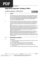 ASTM D4945-08 (High-Strain Dynamic Testing) PDF | PDF | Technology ...